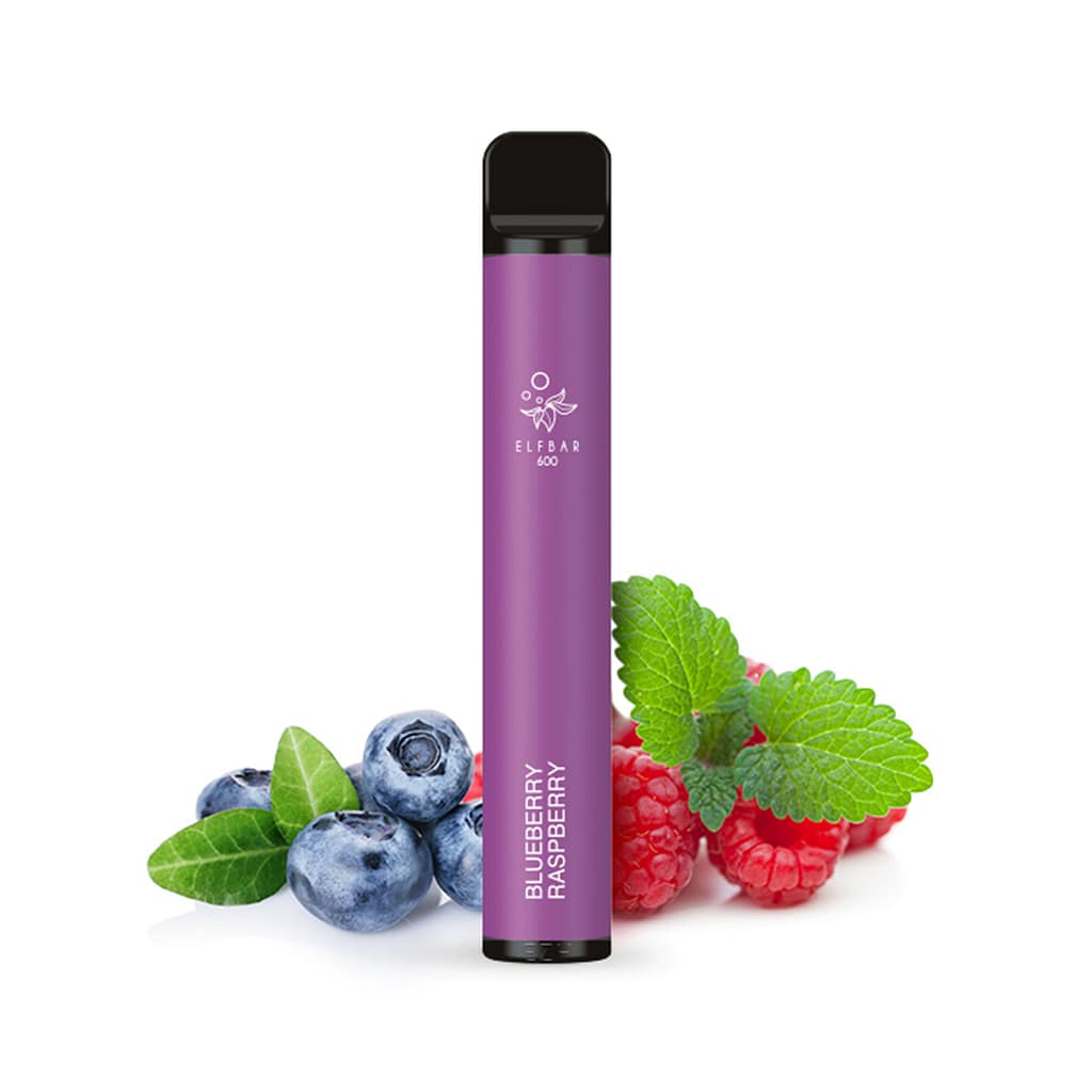 Elfbar 600 Vape - Blueberry Raspberry - 20 mg Nikotin - 600 Züge ...
