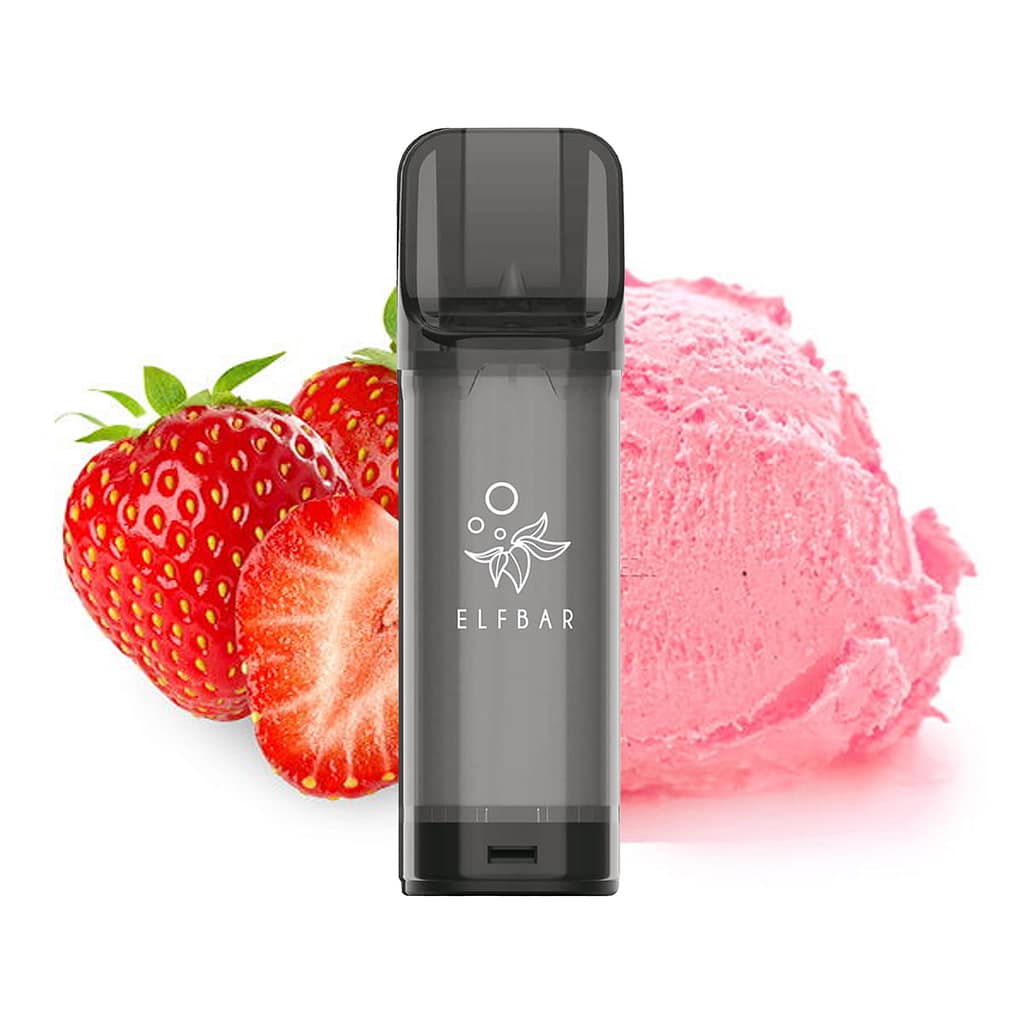 Elfbar ELFA Pod - Strawberry Ice Cream - 2er Set - 20 mg Nikotin - 600 ...