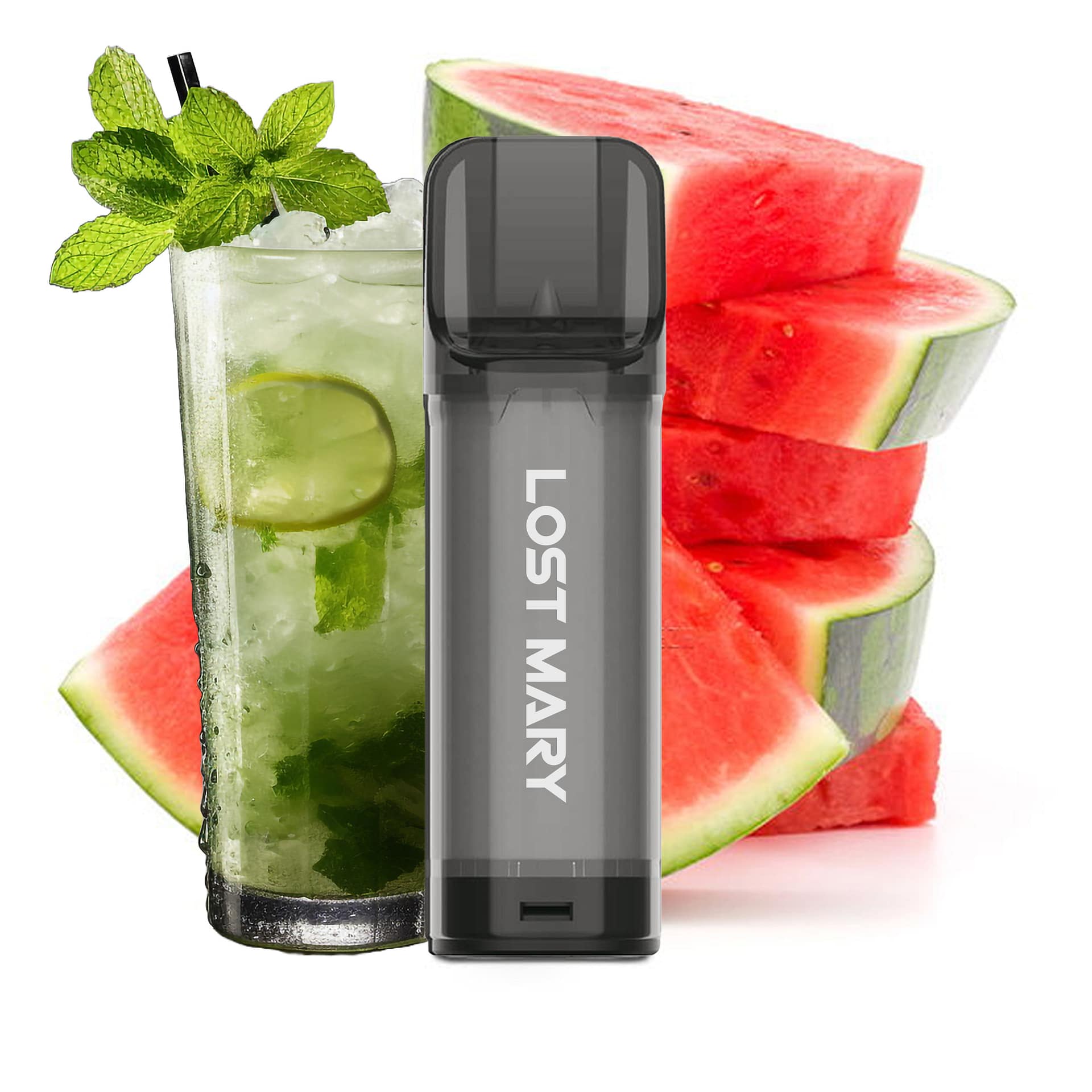 Elfbar Lost Mary Tappo Pod – Watermelon Mojito – 2er Set – 20 mg ...